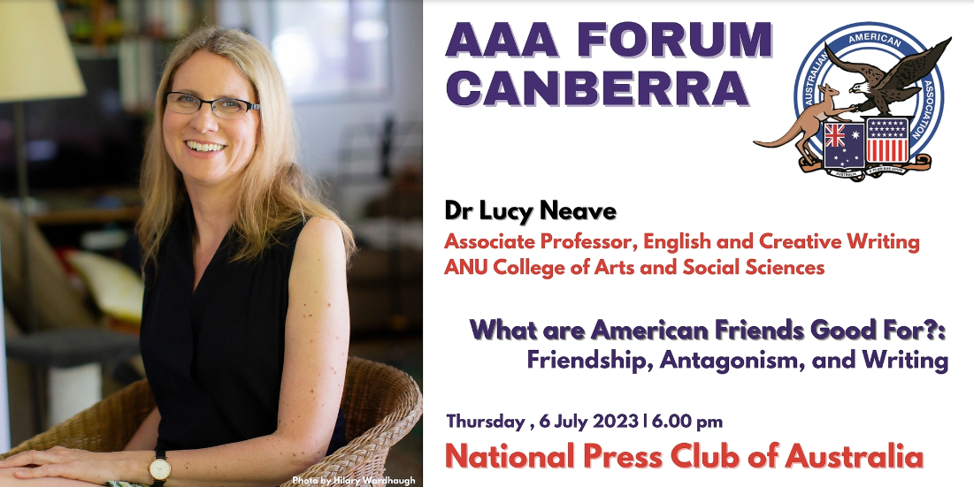 AAA July Forum with Dr Lucy Neave - AAA Canberra Division